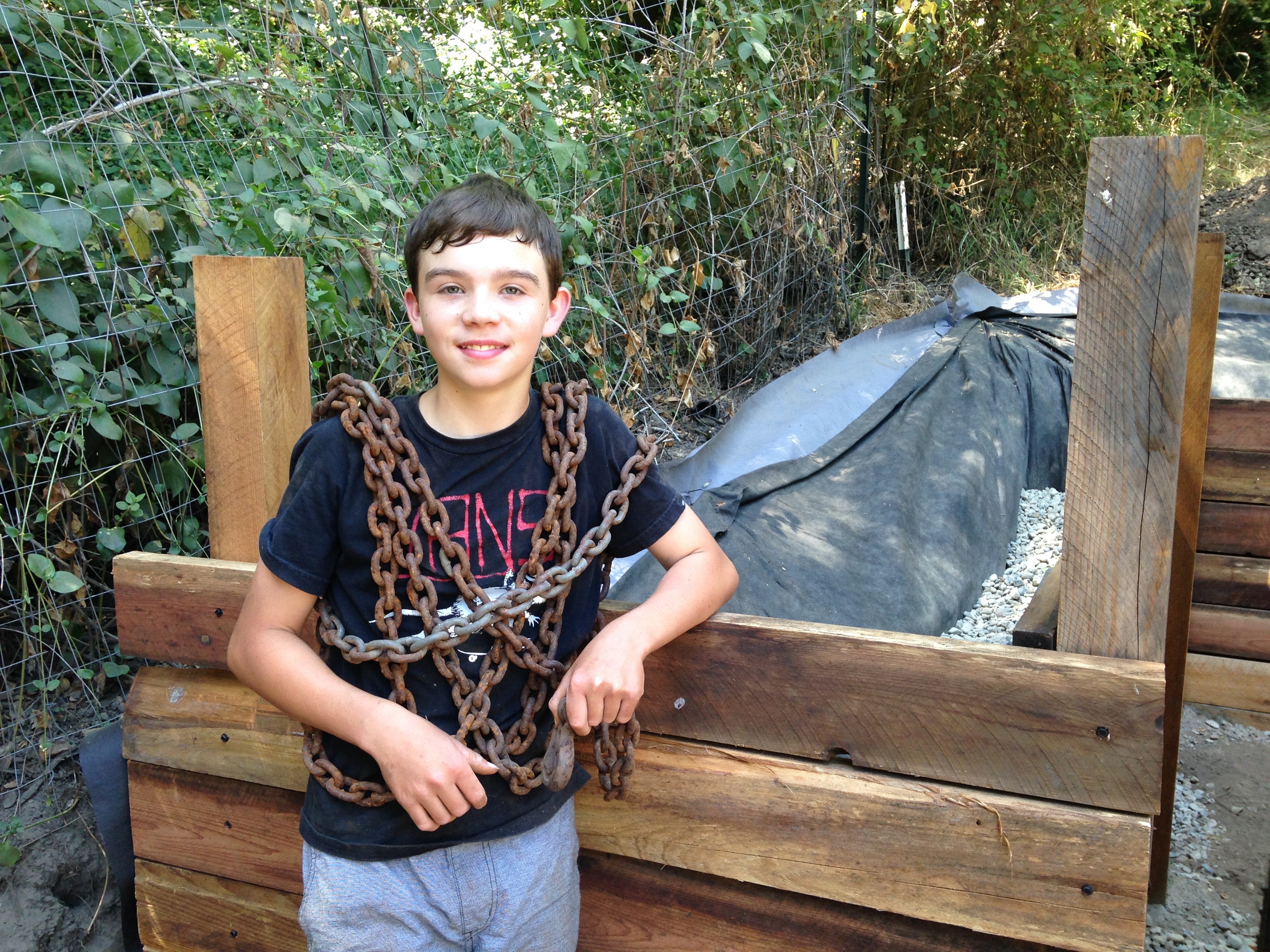 Compost Bunker Retaining Wall | lovecreekfarm